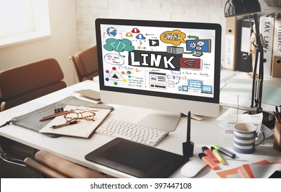Link Connection Network Technology Html Concept Stock Photo (Edit Now ...