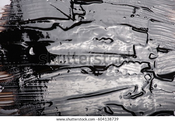 Liquid Bitumen Surface Backgrounds Textures Stock Photo 604138739 ...
