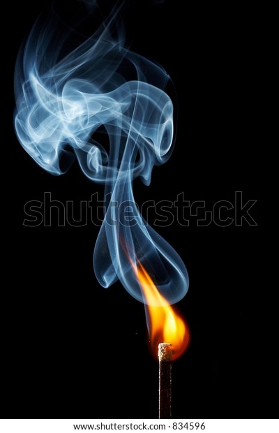 Lit Match Stock Photo (Edit Now) 834596