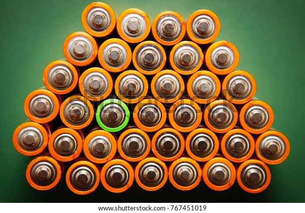 Lithium Battery Stand Out Crowd Stock Photo 767451019 | Shutterstock