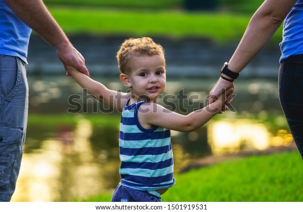 Little Boy Looking Back While Walking Stock Photo 1501919531 | Shutterstock