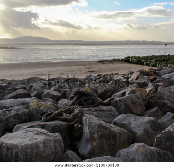 Llanelli Beach Stock Photo 1180780138 | Shutterstock