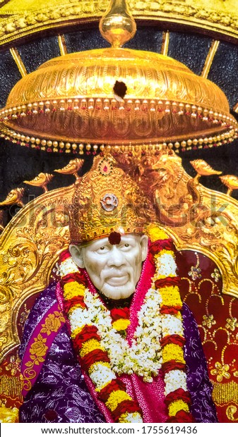 Load Sai Baba Saraswathi Devi Elephant Stock Photo (Edit Now) 1755619436