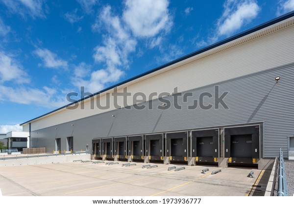 Loading Bay Docks Large Distribution Warehouse Stock Photo (Edit Now ...