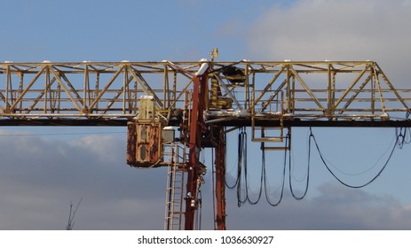 Loading Crane On Sky Background Stock Photo 1036630927 | Shutterstock