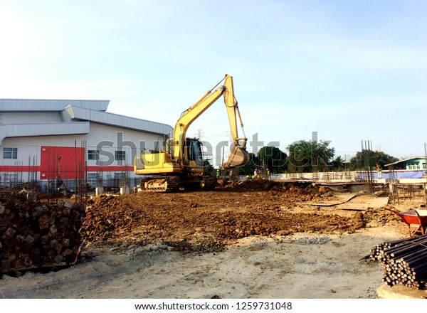 Loading Digging Buildings Landmarks Construction Work Stock Photo ...