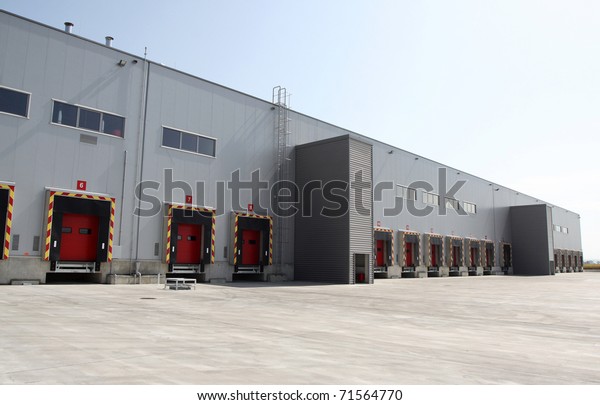 Loading Dock Warehouse Stock Photo (Edit Now) 71564770