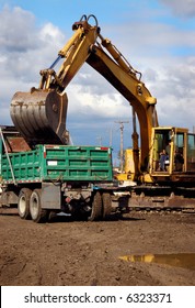 Loading Dump Truck Stock Photo (Edit Now) 6323371