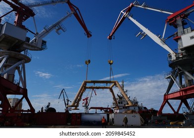Loading Unloading Operations Seaport Stock Photo 2059845452 | Shutterstock