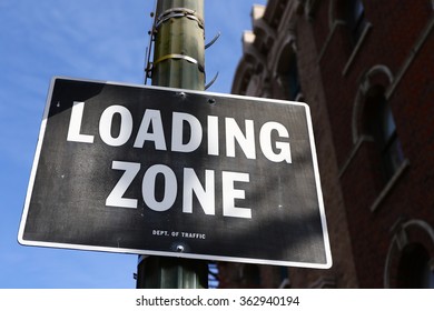 Loading Zone Sign Stock Photo 362940194 | Shutterstock