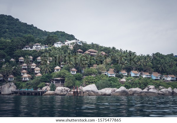 Located Not Far Idyllic Diving Islands Stock Photo 1575477865 ...