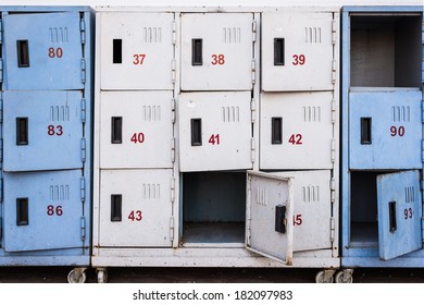 Rusted Old Cabinet Lockers Stock Photo 122088601 | Shutterstock
