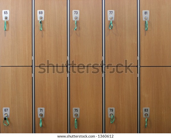 Locker Room Background Stock Photo (Edit Now) 1360612