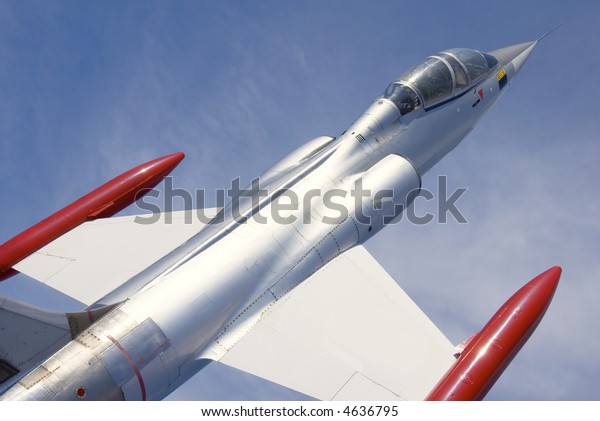 Lockheed F104 Starfighter Singleengine Highperformance Supersonic Stock ...