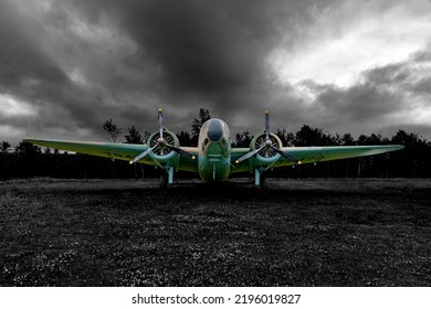 Lockheed Hudson Bomber Rests Open Field Stock Photo 2196019827 ...