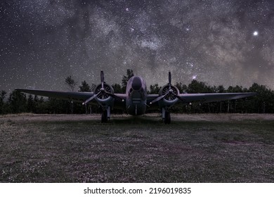 Lockheed Hudson Bomber Rests Open Field Stock Photo 2196019835 ...