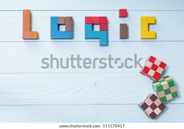 Logic Background Concept Logical Thinking Word Stock Photo 511570417 ...