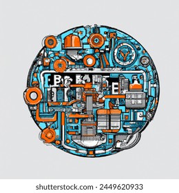 Logo Process Engineering Department AI-generated image 2449620853 ...