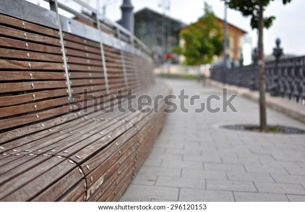Long Bench Budapest Stock Photo 296120153 | Shutterstock