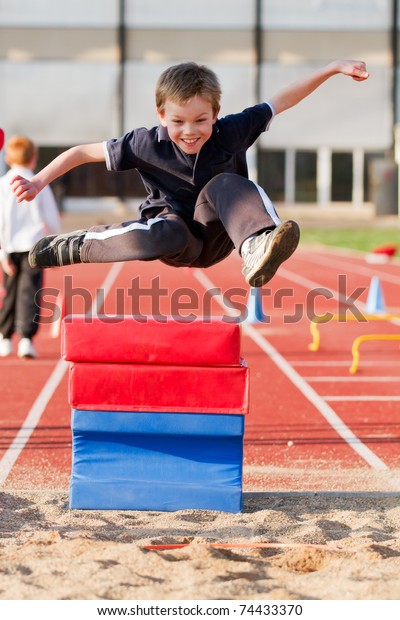 Long Jump Stock Photo (Edit Now) 74433370
