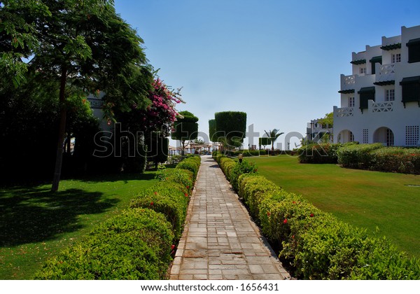 Long Pathway Beach Horizontal Stock Photo 1656431 | Shutterstock