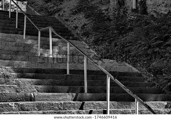 Long Stair Thin Steps Stock Photo 1746609416 | Shutterstock