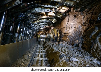 Longwall Mining Shearer Two Rotating Cutting Stock Photo 1872511684 ...