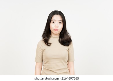 Looking Camera Expressionless Face Beautiful Asian Stock Photo ...