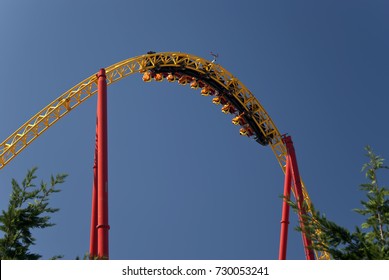 675 Orange roller coaster Images, Stock Photos & Vectors | Shutterstock