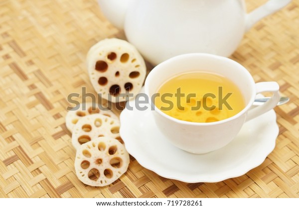 Lotus Root Tea Lotus Root Stock Photo (Edit Now) 719728261