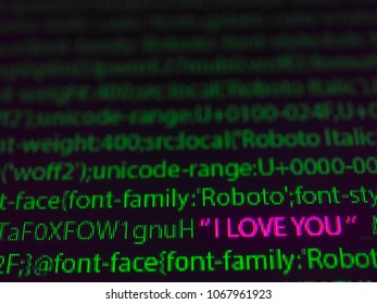 Software Developer Programming Code Abstract Computer Stock Photo (Edit ...