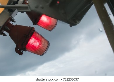 Low Angle View Red Light Signal Stock Photo 782238037 | Shutterstock