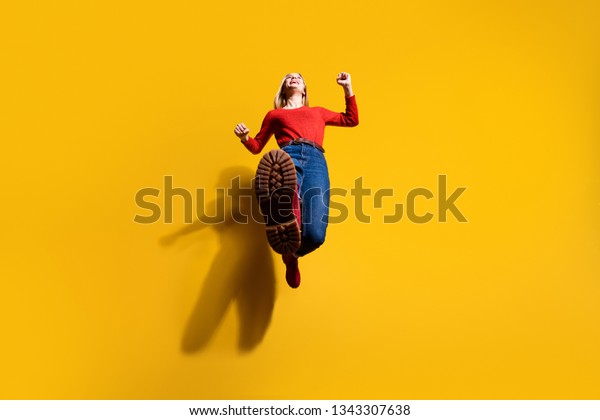 Low Below Angle Full Length Body Stock Photo (Edit Now) 1343307638