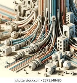 Cable Plugs Harness Car Optional Photograph AI-generated image ...