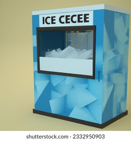 Cartoon Vector Sign Muddy Icy Area AI-generated image 2506395947 ...