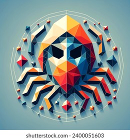 Buat Gaya Low poly AI dengan Pembuat Gambar AI Shutterstock