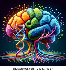 Neuropsychiatry Logo On White Transparent Background AI-generated image ...