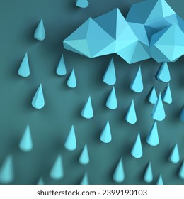 Low Poly 3d Image Realistic Cloud AI-generated image 2363497759 ...