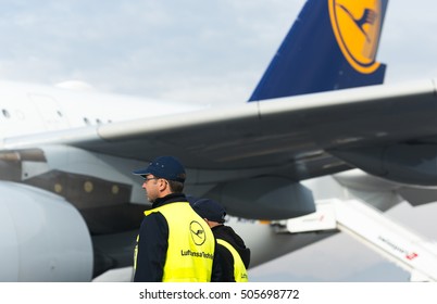 Lufthansa Technik Engineers Mechanics Sofia Airport Stock Photo 505698772 | Shutterstock