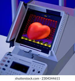 Diagram Illustration Vintage 1980s Defibrillator Ecg AI-generated image ...