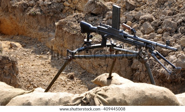 Machine Gun Position Stock Photo 409445008 | Shutterstock