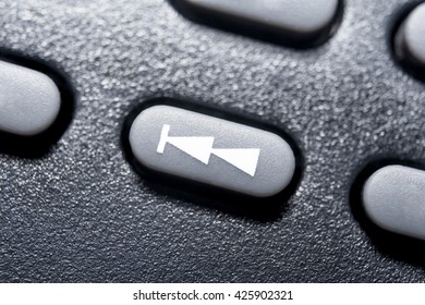 Macro Black Skip Backward Button On Stock Photo 425902321 | Shutterstock