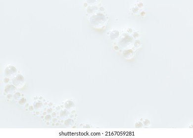 Macro Milk Backgroundbubbles On Milk Surface Stock Photo 2167059281 ...