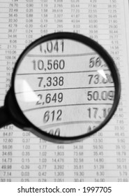 Magnifying Glass Checking Numbers Stock Photo 1997705 | Shutterstock