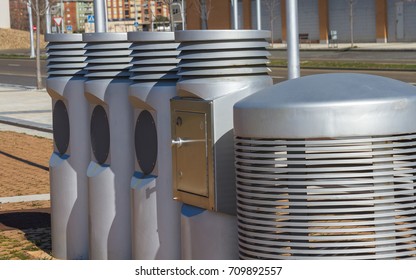 Mailbox Container System Selective Pneumatic Collection Stock Photo ...