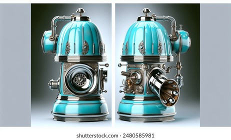 Make Kitchen Extraction Bell Front View AI-generated image 2480585247 ...