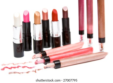 Make Set On White Background Stock Photo 27007795 | Shutterstock