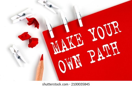 294 Make your own path Images, Stock Photos & Vectors | Shutterstock