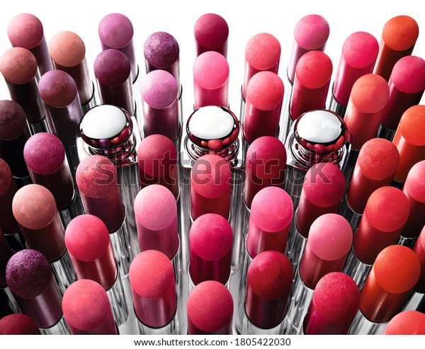 Makeup Lipstick Pack Shot Visuals High Stock Photo 1805422030 ...