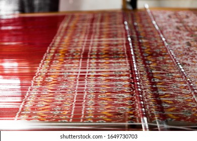 Making Process Double Single Ikat Patola Stock Photo 1649730703 ...